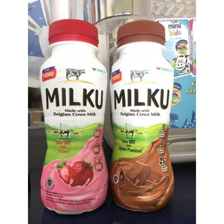 Milku susu UHT rasa Coklat dan Stroberi 200ml isi 12 botol | Lazada ... Milku susu UHT rasa Coklat dan Stroberi 200ml isi 12 botol | Lazada ...