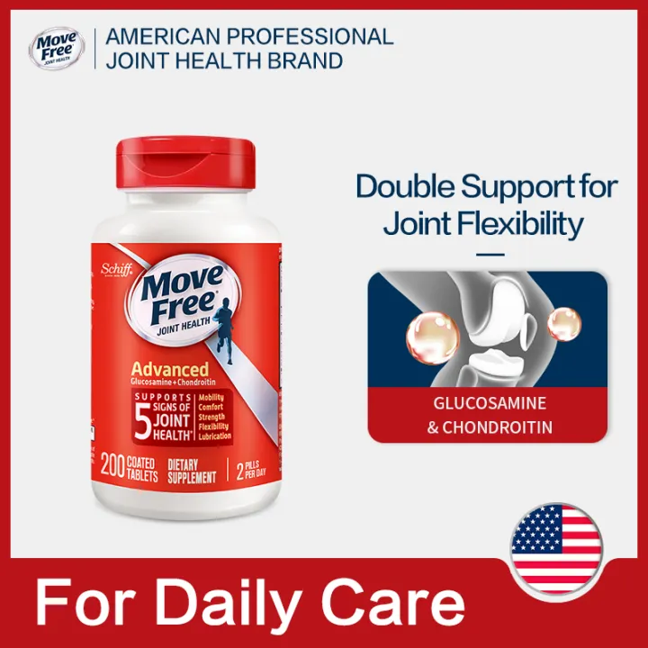 Move Free Advanced Glucosamine+Chondroitin, Joint Health, 200CT | Lazada PH