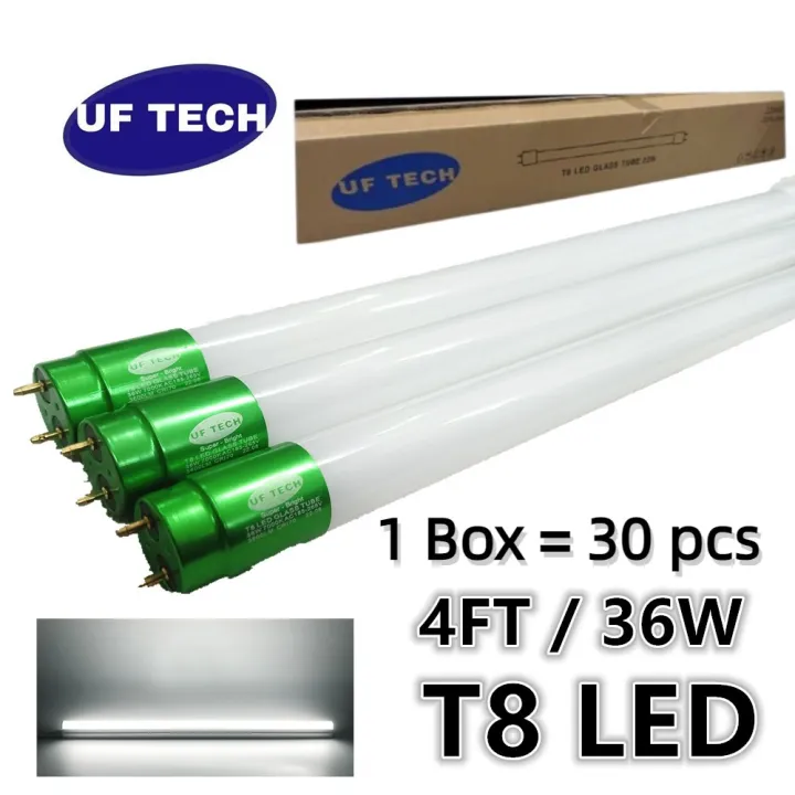UF Tech 36W T8 LED 4FT Tube DayLight ( 1 Box = 30 pcs ) | Lazada