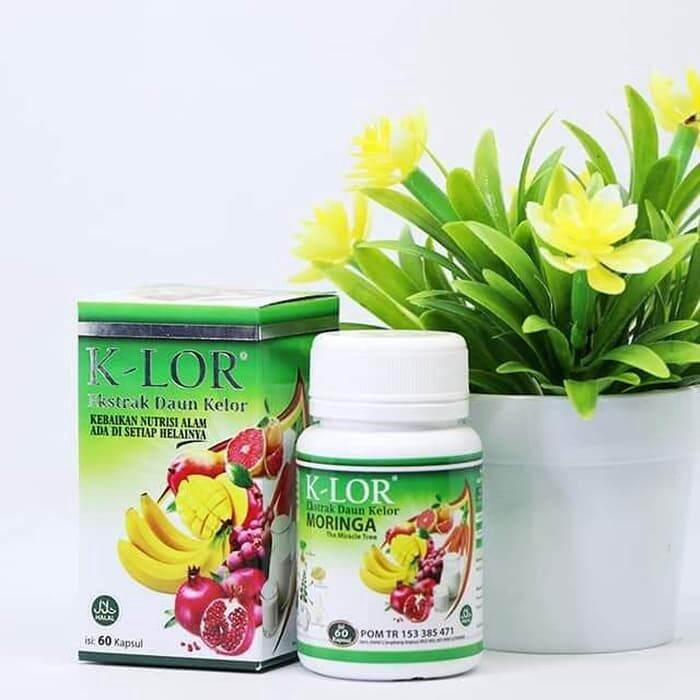 Kapsul K-LOR Ekstrak Daun Kelor / Klor / K-lor 60 kps Membantu ...