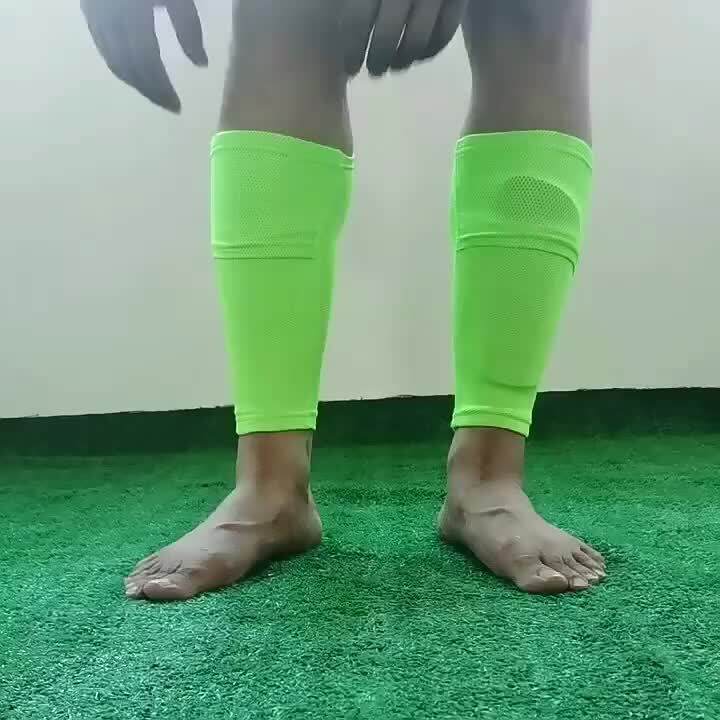 Football Shin Guard Foot Sock Reinforced Double-Layer Upgraded Fixed Foot Sock Guard Cover ...