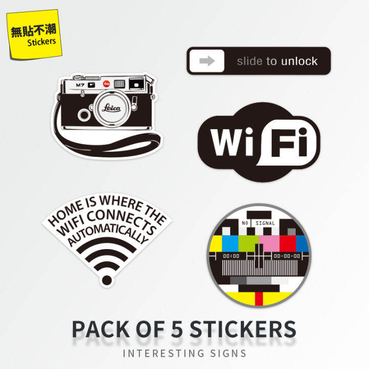 [stickers]wifi cartoon personality trendy brand suitcase sticker ...