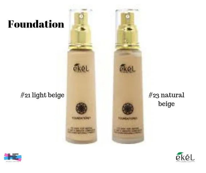 Ekel Liquid Foundation (Natural Beige, Light Beige) | Lazada PH