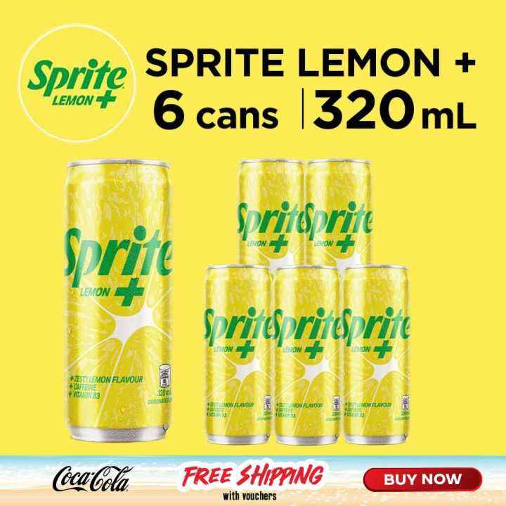 Sprite Lemon+ 320mL - Pack of 6 | Lazada PH