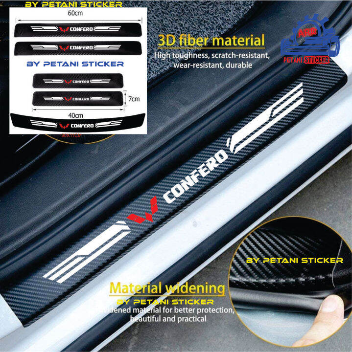 wuling Stiker sticker mobil pijakan pintu pelindung pintu sill plate ...