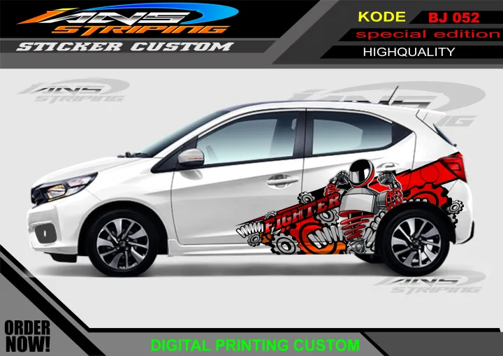 STIKER MOBIL JAZZ , AGYA , BRIO / DECAL STICKER MOBIL / STIKER MOBIL ...