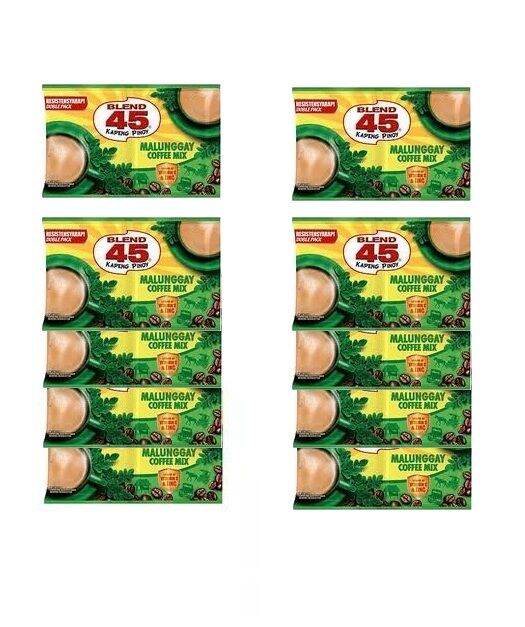 Blend 45 Malunggay Coffee 52g 10's | Lazada PH