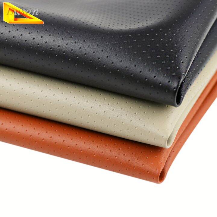 Ready Stock Hole Texture PU PVC Leather Synthetic Fabric Kain PVC ...