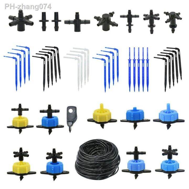 Garden Drip Irrigation Dropper 1/8 2/4-Way Water Pipe Connector 4/7mm ...