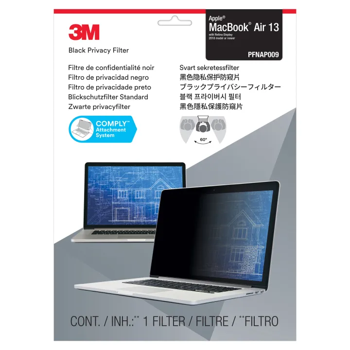 3M Privacy Filter แผ่นกรองแสงป้องกันการแอบมองจากด้านข้าง สำหรับ Apple ...