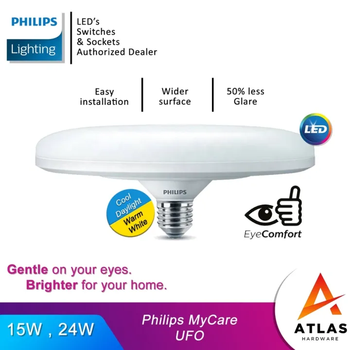 SHOCK Philips 24W LED UFO Bulb Cool Day Light | Lazada PH