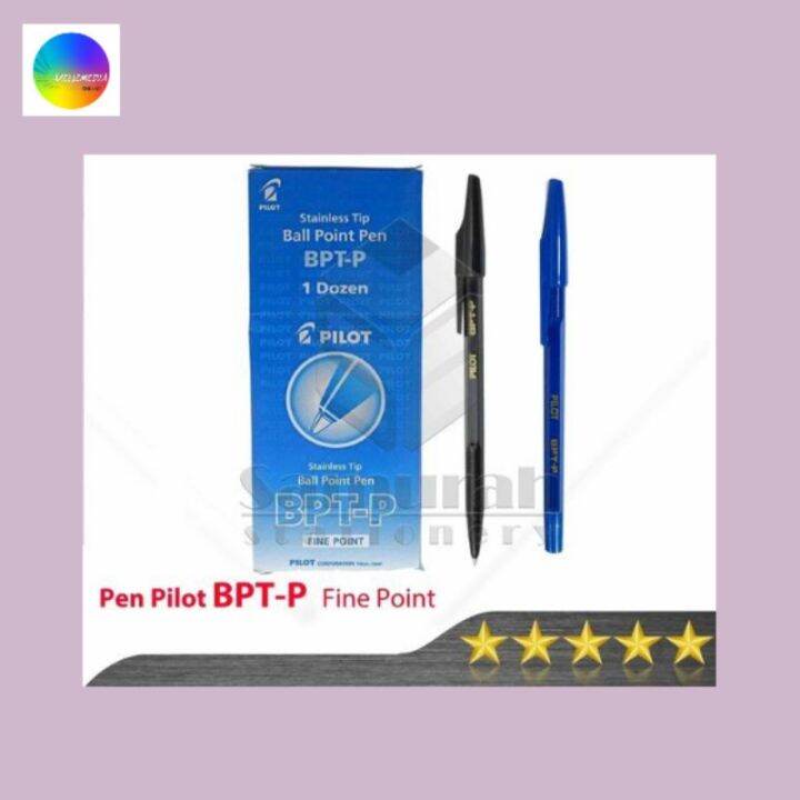 Ballpoint Pilot BPT-P Fine Point / Pulpen BPTP Asli Original Per Pack ...