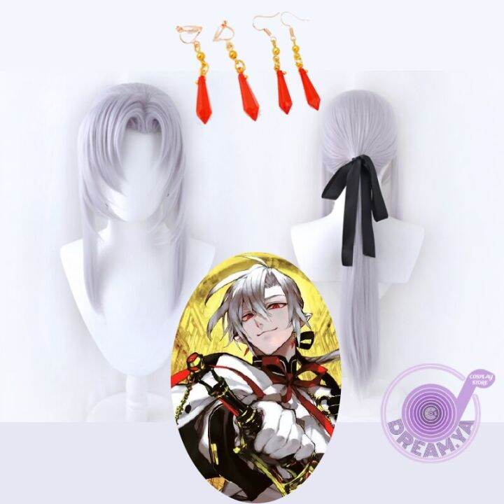 อะนิเมะ Owari No Seraph Of The End เฟริดบาทอรี่เงินคอสเพลย์ตรงยาววิกผม ...