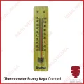 Thermometer Ruang Kayu Onemed Termometer Suhu Ruangan Thermo Dinding ...