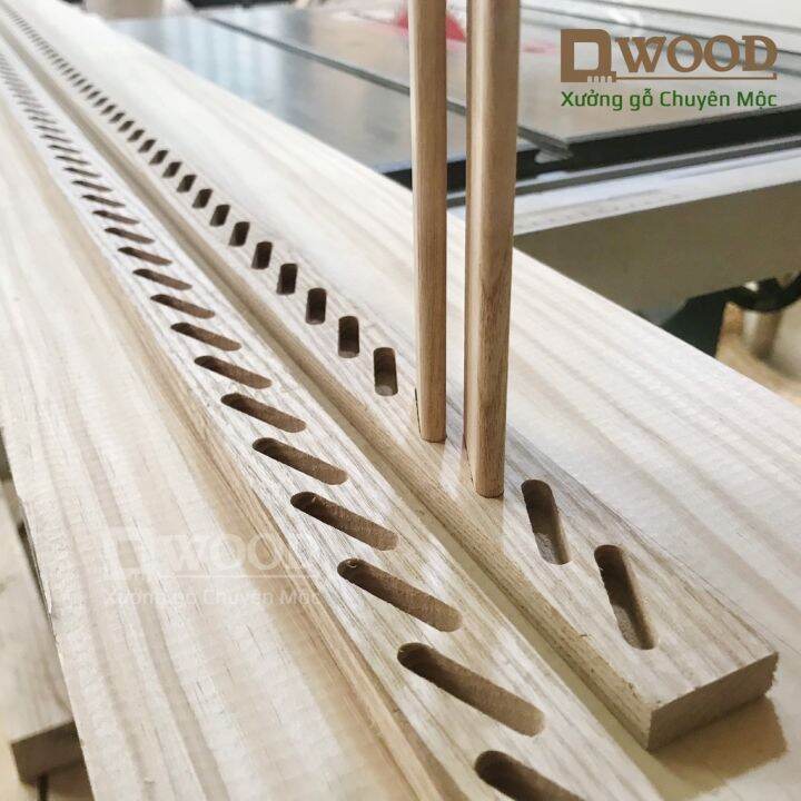 Nan cửa chớp Dwood, nan làm cửa lá sách gỗ tần bì 400x27x2,7 bo tròn 2 ...