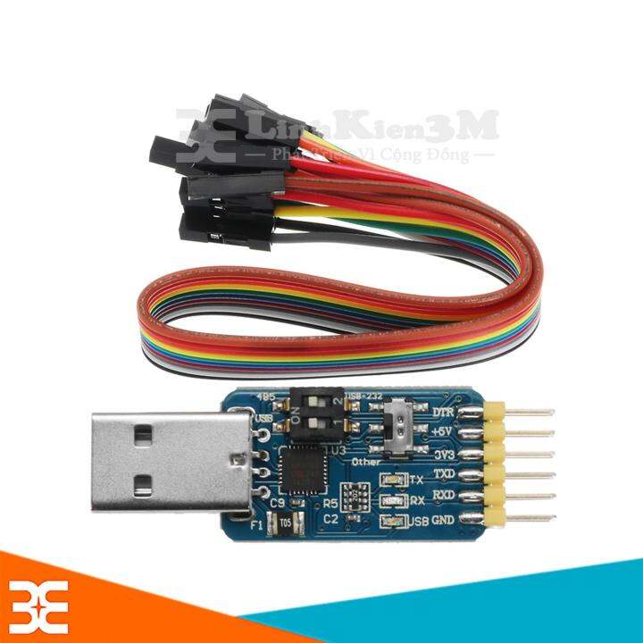 USB TO COM CP2102 TTL RS232/485 3V3 / 5V V2 | Lazada.vn