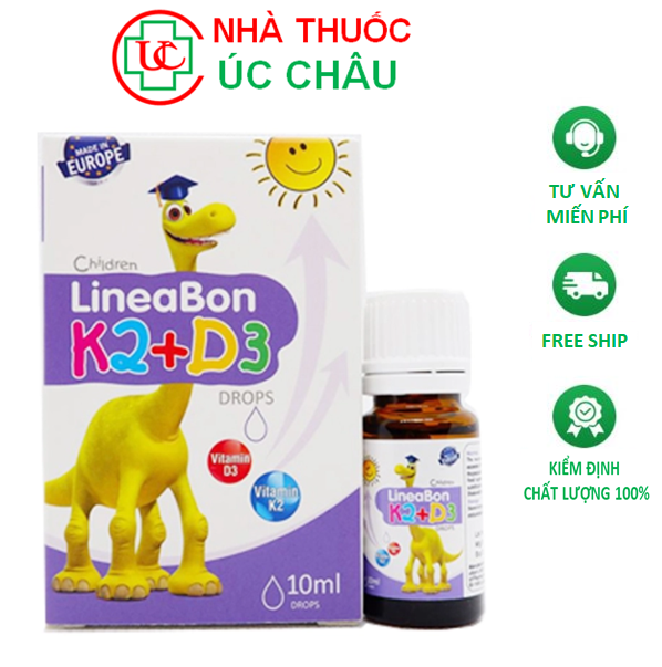 Vitamin LineaBon K2D3, Giúp hấp thu Canxi D3 và Vitamin K2, Hỗ trợ tăng ...