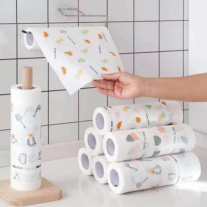 Disposable Clean Lazy Rag Paper Kitchen Oil Absorbent Paper Towels ...