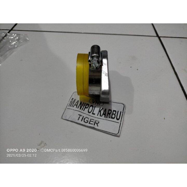 INTAKE MANIPOL MANIPUL KARBURATOR TIGER DAN PE PE 26 28 30 RACING MIRING TEFLON PNP CB GL ...
