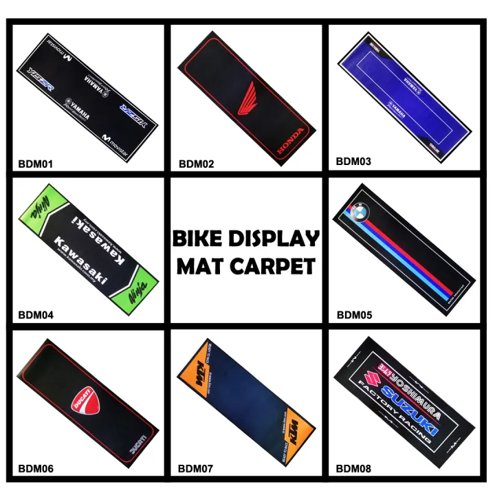 Bike Display Mat Carpet Yamaha Y15ZR Yamahalube Honda Kawasaki Ninja ...