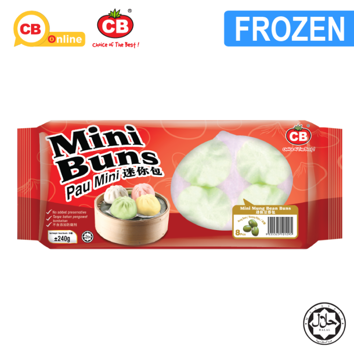 CB MINI MUNG BEAN BUN 8PCS/±240G / PAU MINI KACANG HIJAU HALAL[CB ...