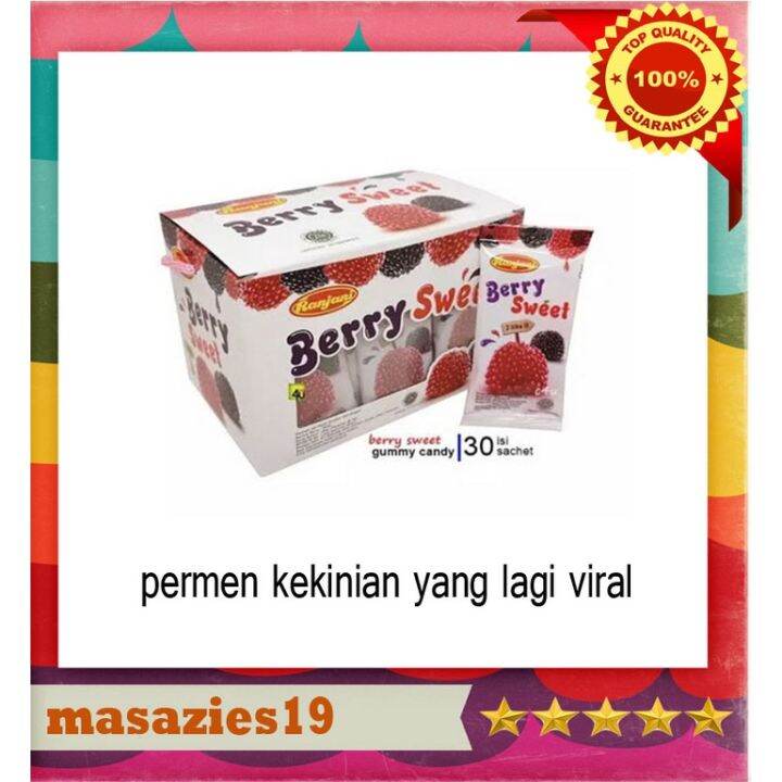 Permen Ranjani Berry Sweet Permen Jelly Rasa Strowbery dan Anggur yang ...