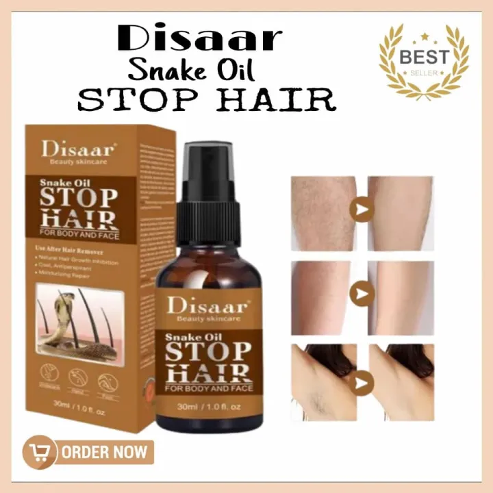 Powerful Permanent Painless Disaar Hair Removal Spray Snake Oil Spray ...