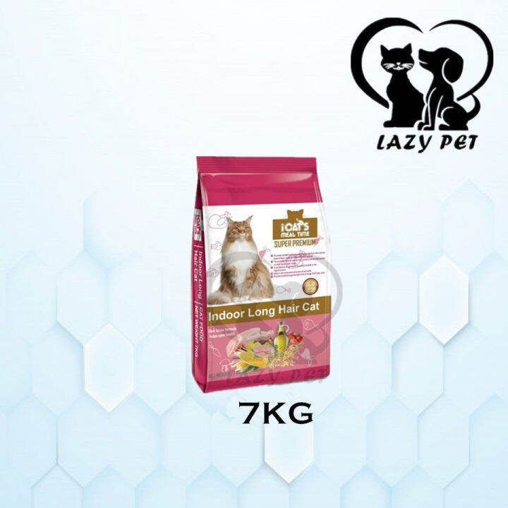 Icats Indoor Long Hair (Cat Food) 7KG | Lazada