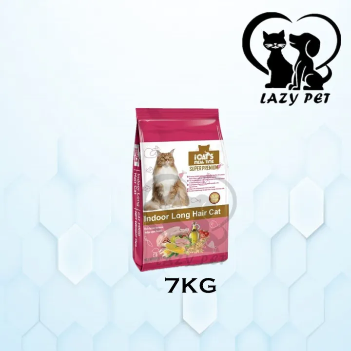 Icats Indoor Long Hair (Cat Food) 7KG | Lazada