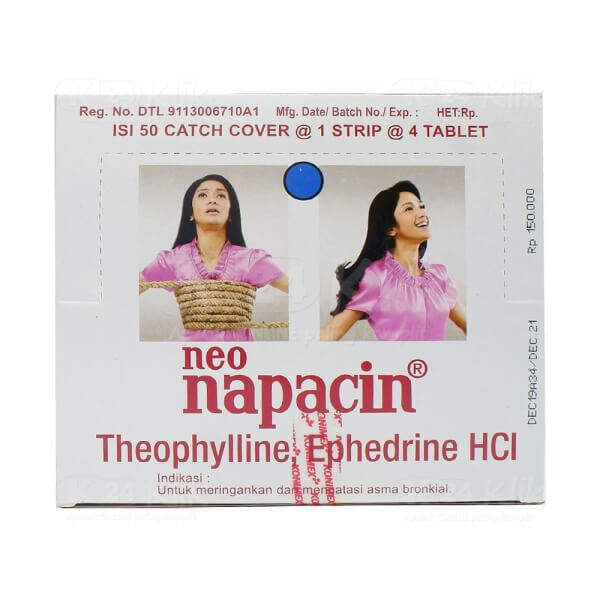 neo napacin strip isi 4 tablet / neonapacin obat sesak | Lazada Indonesia