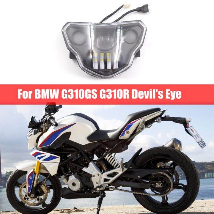 BB741 LED Headlight Yellow Light Assembly Headlight Motorcycle LED ...