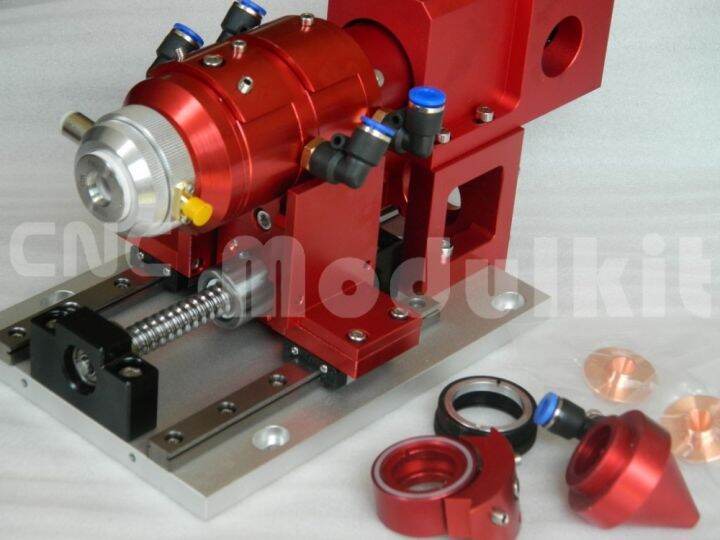 ¤ CO2 Laser Cutting Head AUTO Double Focus Bifocal CNC Engrave Cut ...