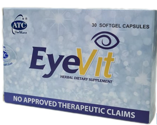 EyeVit 500mg Softgel x 30's ( Expiration January 2023 ) | Lazada PH