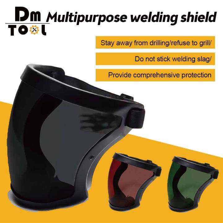 DM Welding Helmet Safety Face Shield Head Mounted Welding Masks UV ...