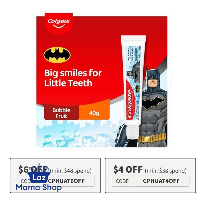 Colgate Kids Batman Toothpaste 40G | Lazada Singapore