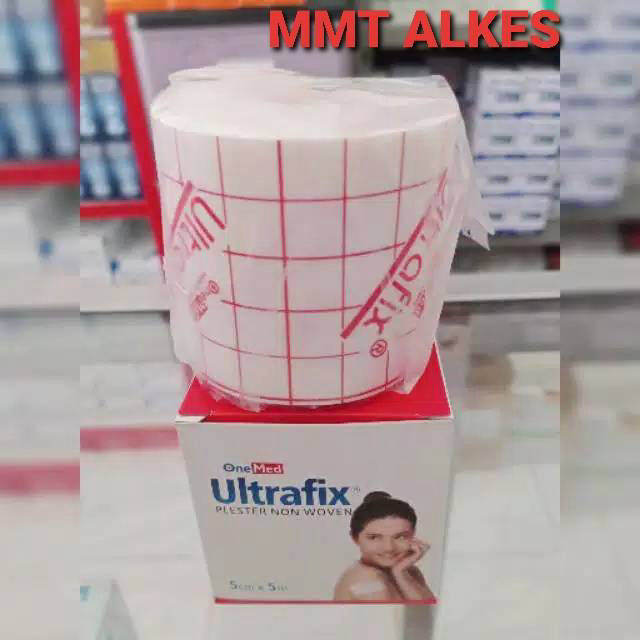 Plester Luka Ultrafix 5x5 Non Woven / Ultrafix Original Onemed 5cm x 5m ...