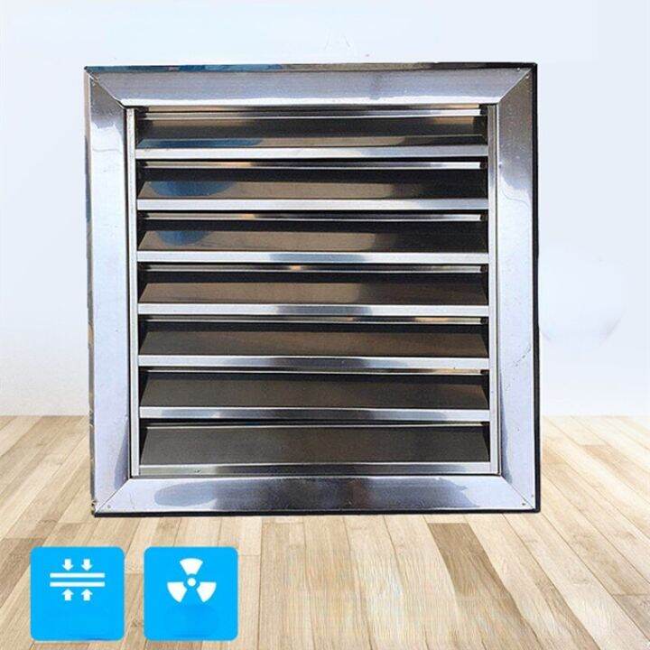 1PC Stainless Steel Square Vent Grille Exterior Wall Exhaust Vent ...