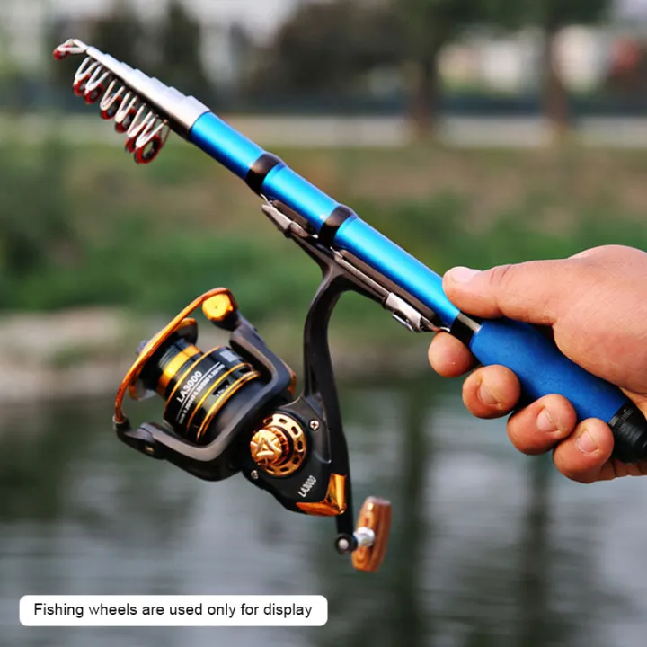 Portable Super Fishing Rod Hard Small Fishing Rod 1M-2.1M FRP Ice ...