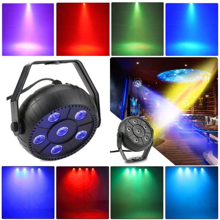 Mini 13W 6 LEDs RGB 3 in 1 Wash Effect Stage Par Light | Lazada PH
