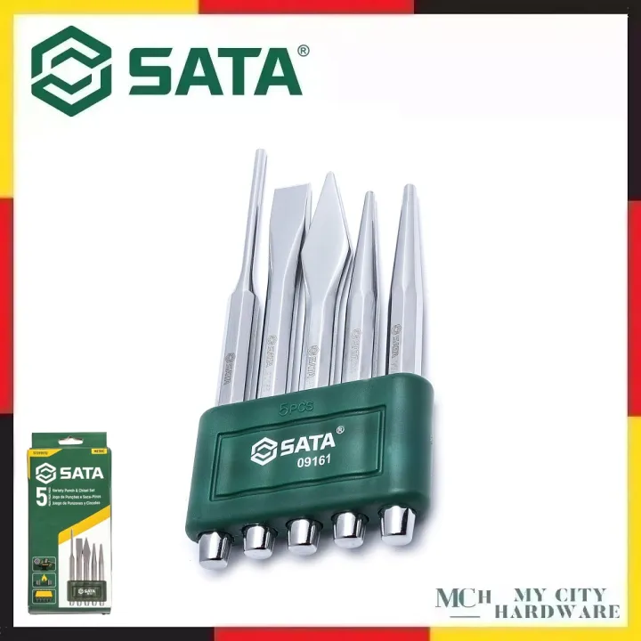 SATA 09161 5Pcs Chisel & Punch Set | Lazada