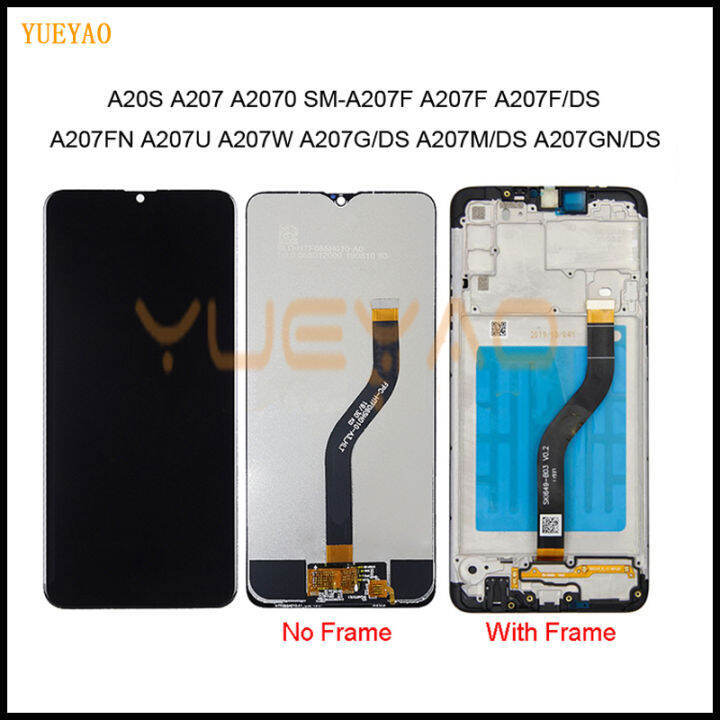 6.5"; 100 Original Display for Galaxy A20s LCD Touch Screen Digitizer ...