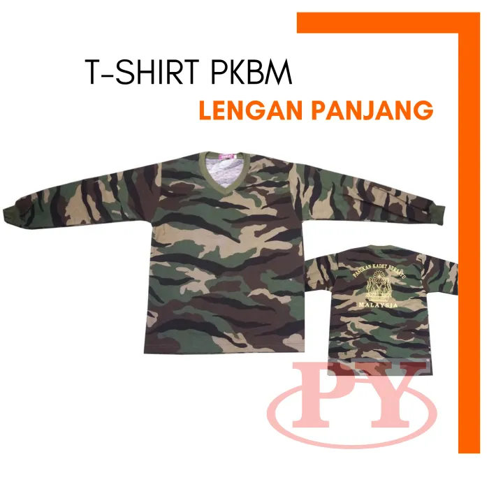 014LS - T-SHIRT PKBM LENGAN PANJANG / TSHIRT KADET BERSATU MALAYSIA ...