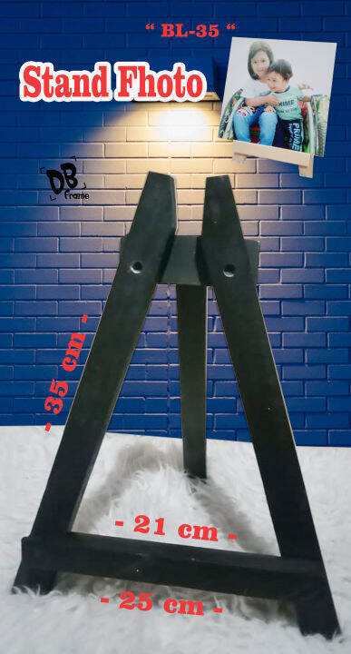 DB stand bingkai foto kayu / stand bingkai mini / standing frame ...