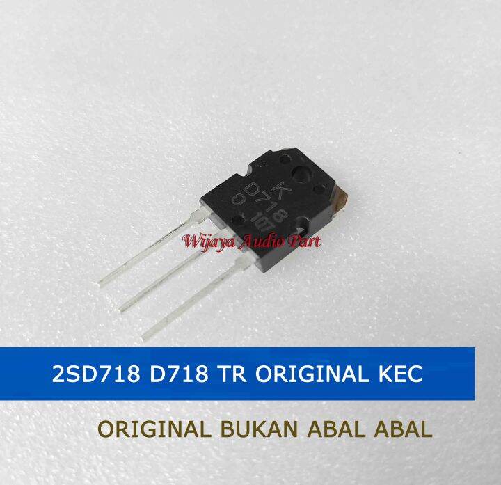 harga 10 pcs 2SD718 2S D 718 D718 SERI 107 Original Silicon NPN Power ...