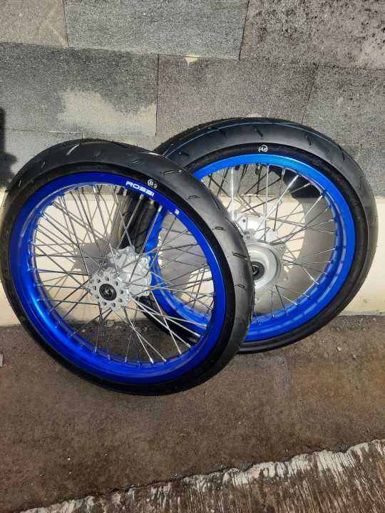 Ban Semi Cacing CRF150L 185 / 215 -17 Warna Biru | Lazada Indonesia