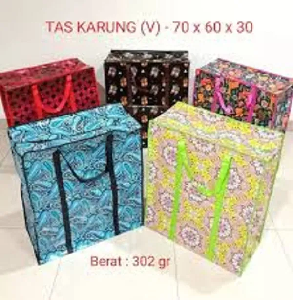 Tas pasar jumbo Tas Kantong Tas Laundry Jumbo 55cm x 59cm x 21cm - size ...