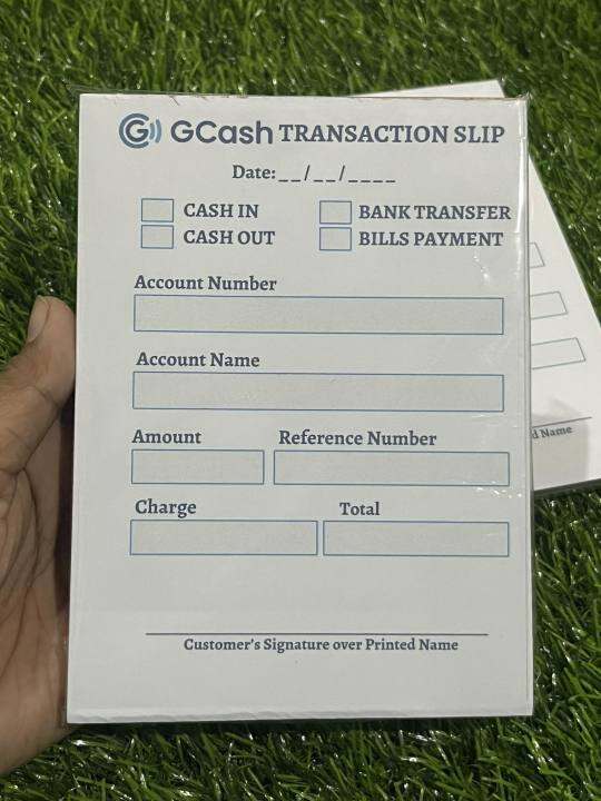 Gcash Transaction Slip for your Sari-Sari Store 80leaves/pad Notepad ...