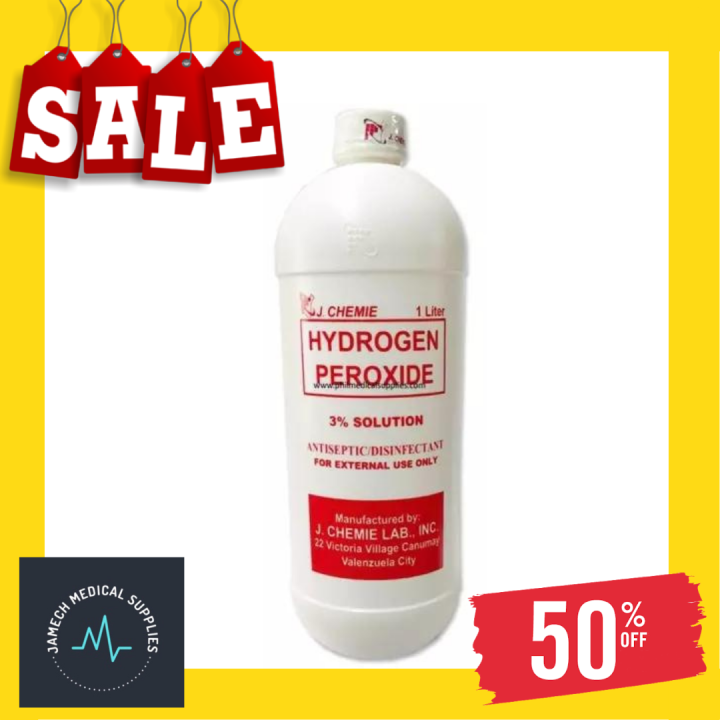 Hydrogen Peroxide 1 Liter 3 Solution Quantity 1 Exp 2025