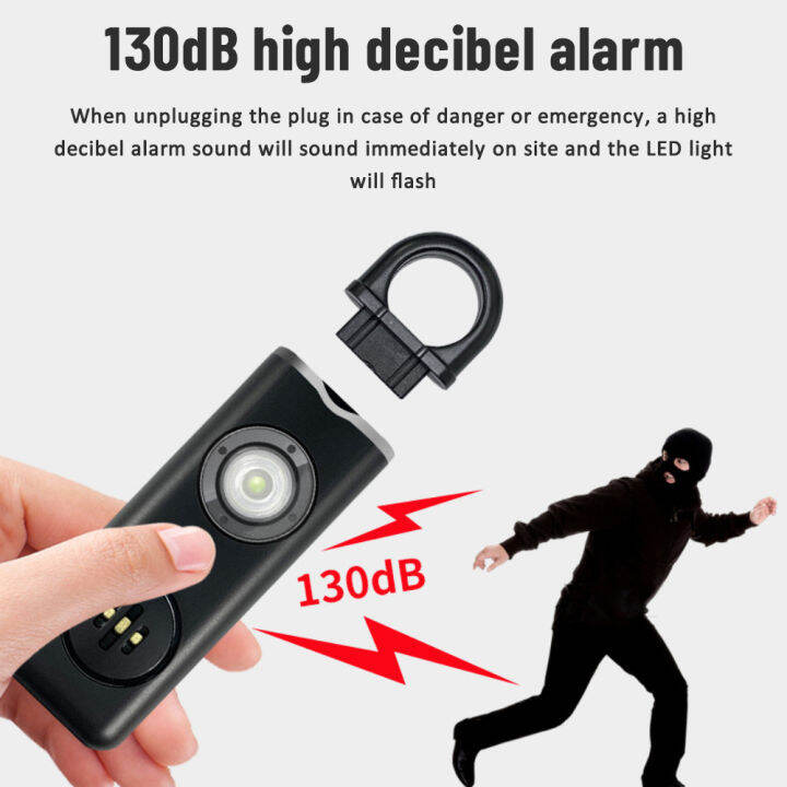 ZLOYI [Ready Stock] Self Defense Alarm 130DB Anti-wolf Alert for Girl ...
