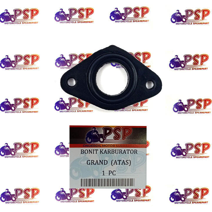 Bonit Karburator Grand Atas + O Ring - Ebonit Manipol Manifold Manipul Fiber Insulator ...